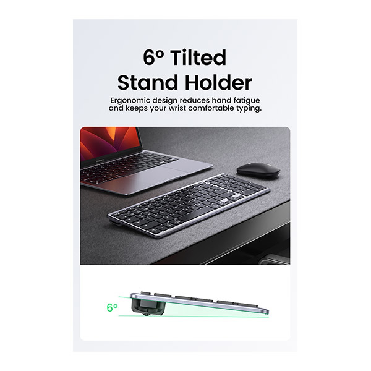 UGREEN KU005 (15258) Ultra Slim Wireless Keyboard Price in BD