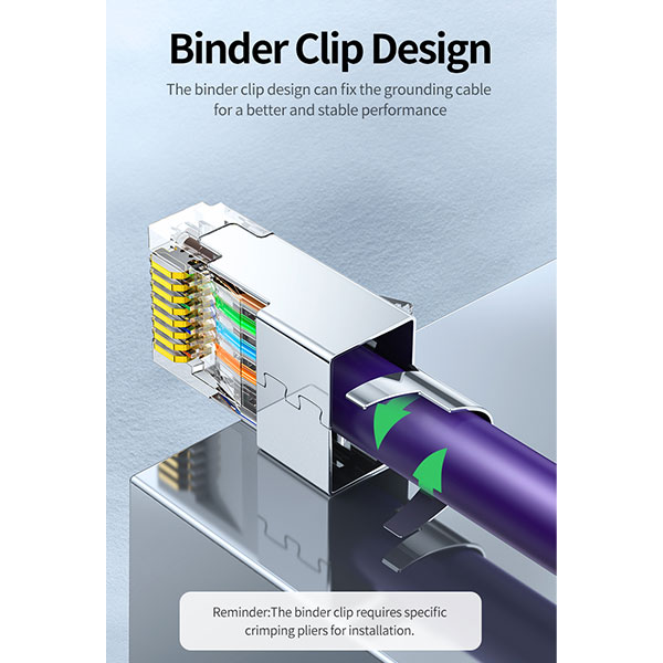 UGREEN NW193 (50634) CAT 7 FTP RJ45 Connector - 10 Pack Price in BD