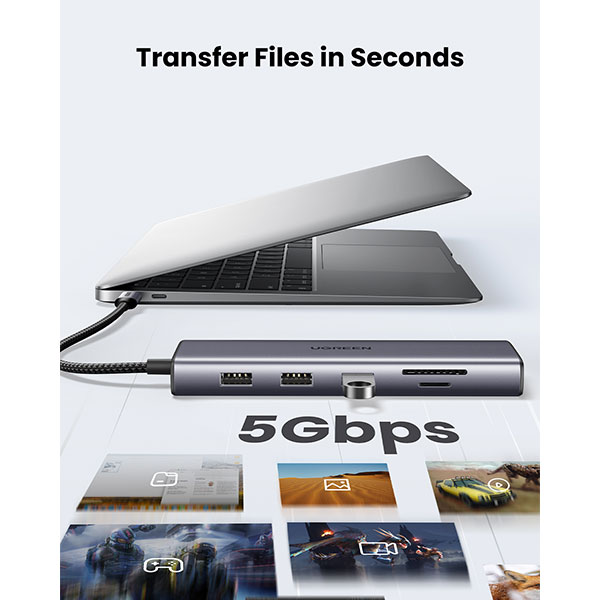 UGREEN CM498 (15601) USB-C Multifunction 10-in-1 Adapter Price in BD