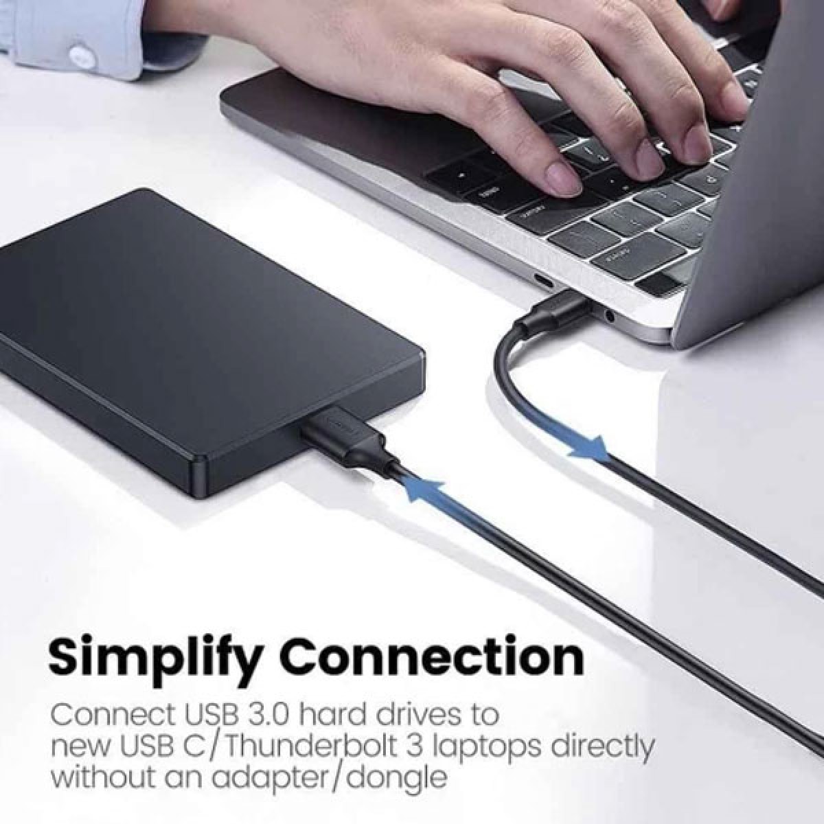 UGREEN US132 (20103) USB-C to Micro B Cable 1M price in BD