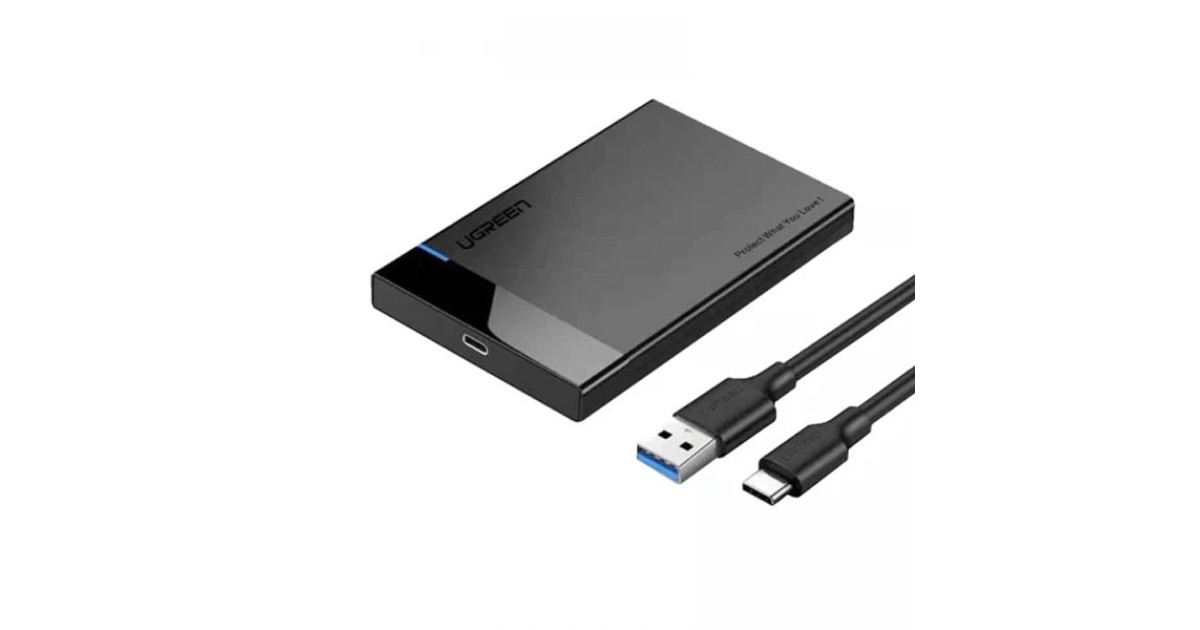 UGREEN US221 (60735) (USB 3.1) 2.5 Inch Hard Drive Enclosure