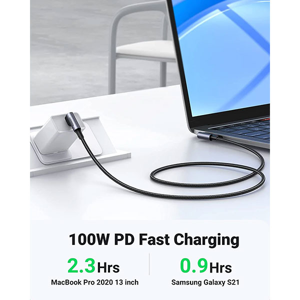 UGREEN US335 (70696) Right Angle USB-C Cable Price in BD