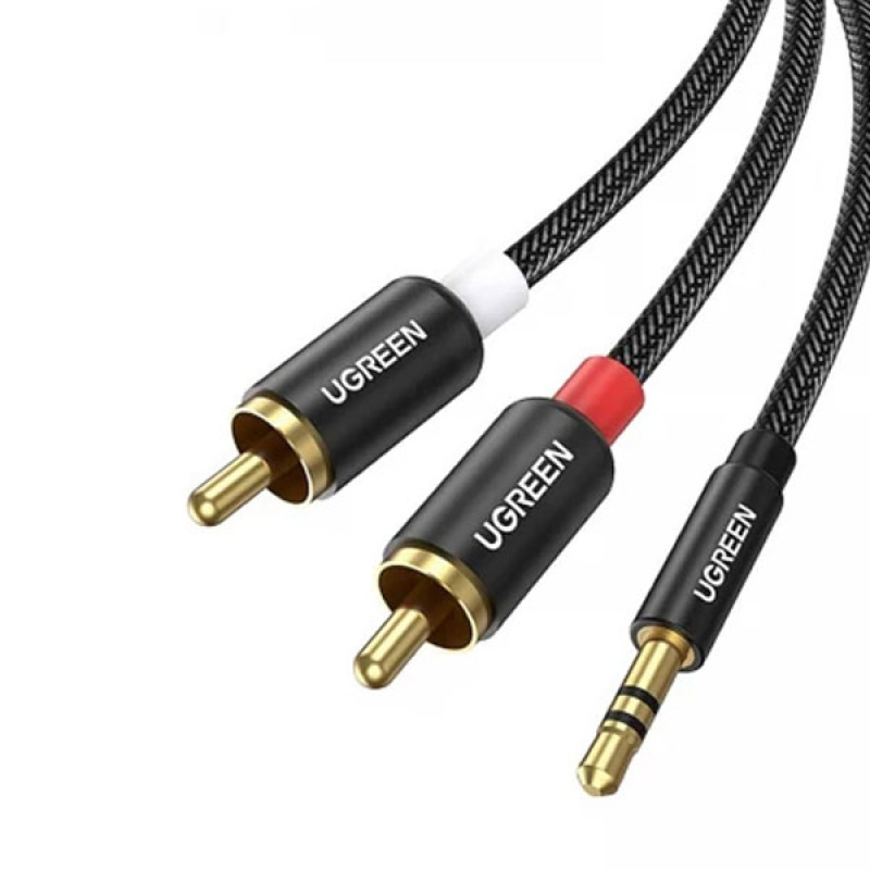 Ugreen AV116 (60240) 3.5mm Male to 2 RCA Male 1M Audio Cable
