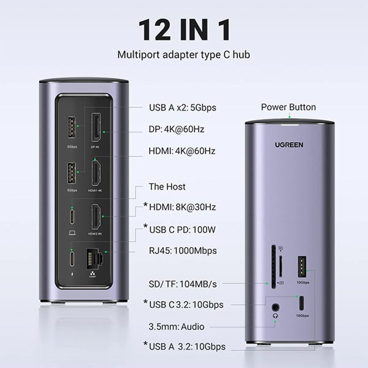 Ugreen CM555 (90325) Revodok Pro Docking Station Price in BD