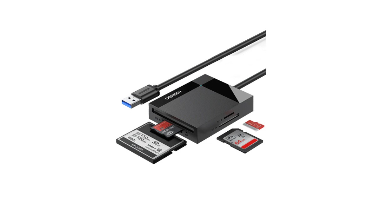 Ugreen CR125 (30333) 4-in-1 USB 3.0 SD/TF Card Reader Price in BD
