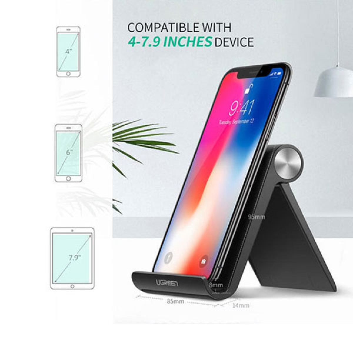 Ugreen LP106 (50747) Adjustable Black Phone Stand price in BD