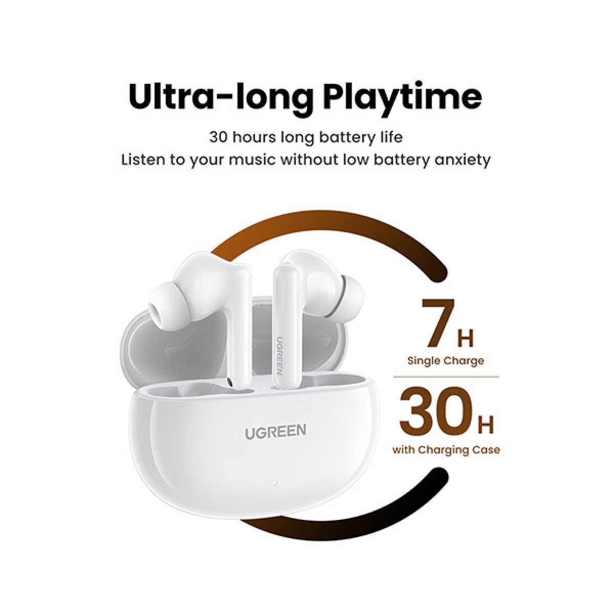 UGREEN WS200 (15158) HiTune T6 Hybrid Earbuds Price in BD