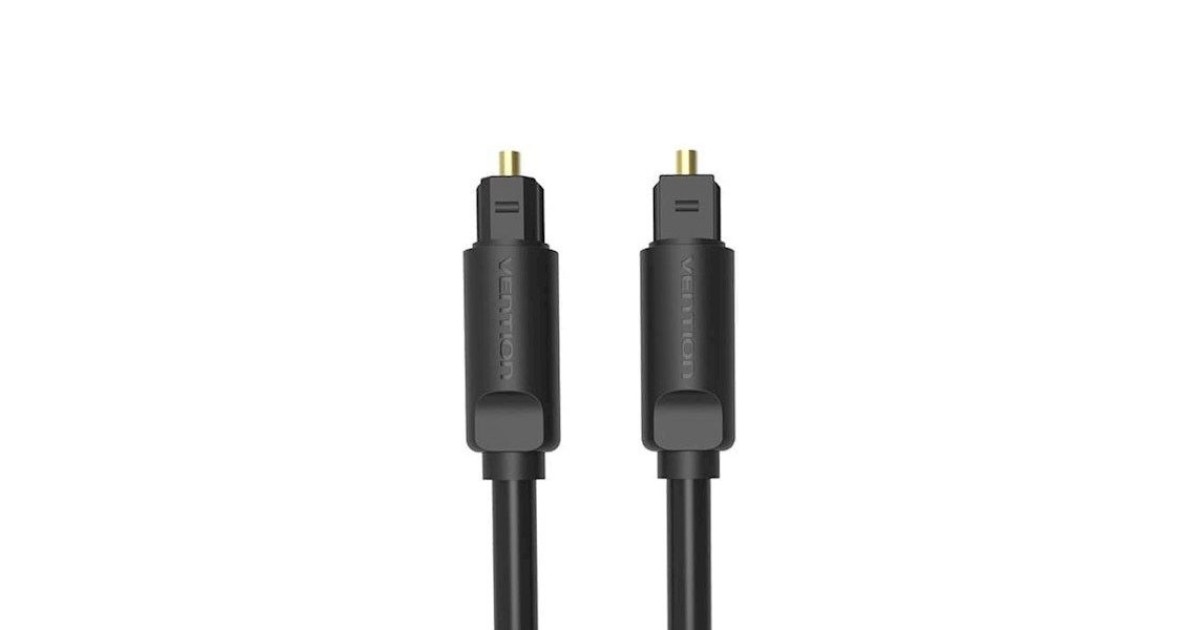 VENTION BAEBG Optical Fiber Audio Cable 1.5M Black