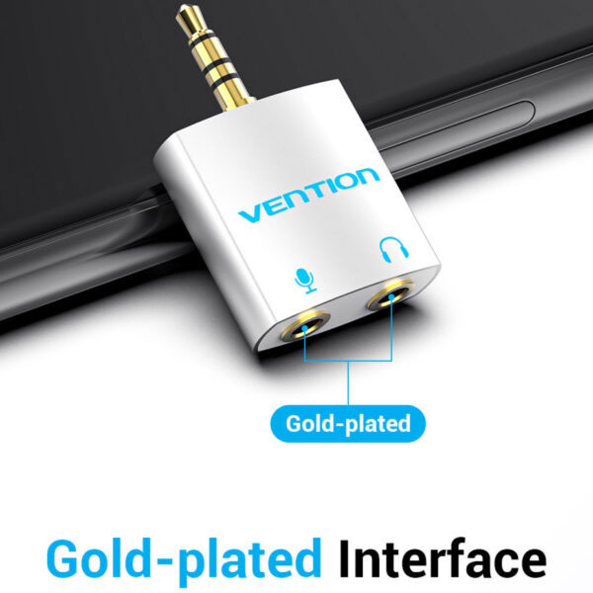 VENTION BDBW0 3.5mm Male to 3.5mm Female Audio Splitter