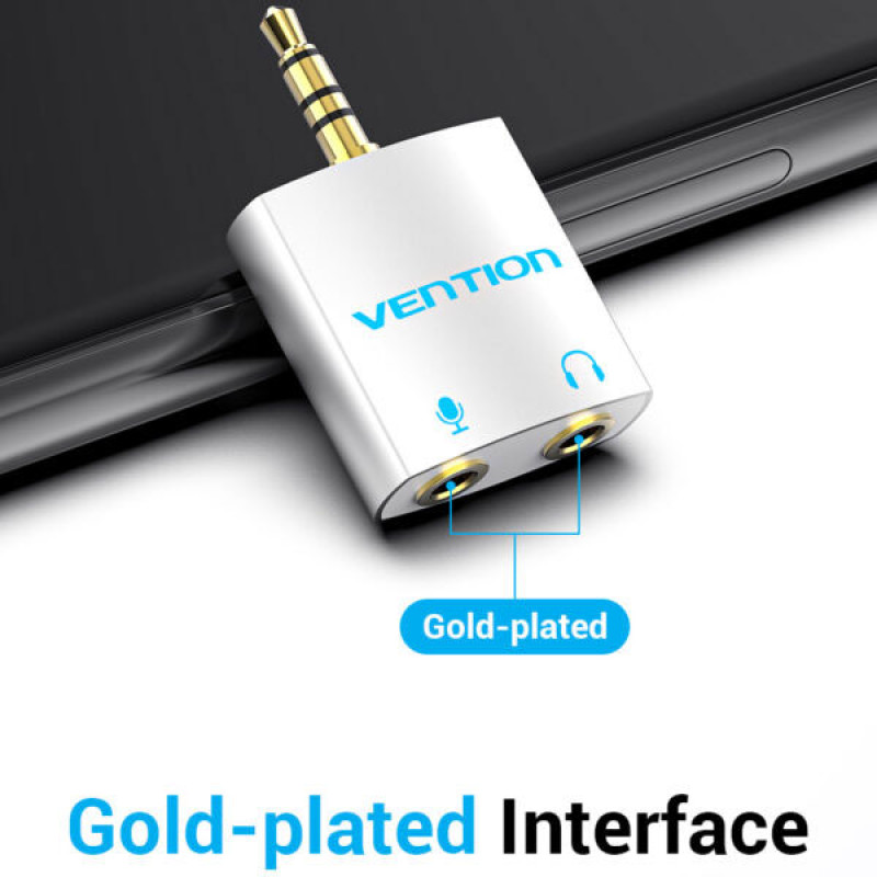 VENTION BDBW0 3.5mm Male to 3.5mm Female Audio Splitter