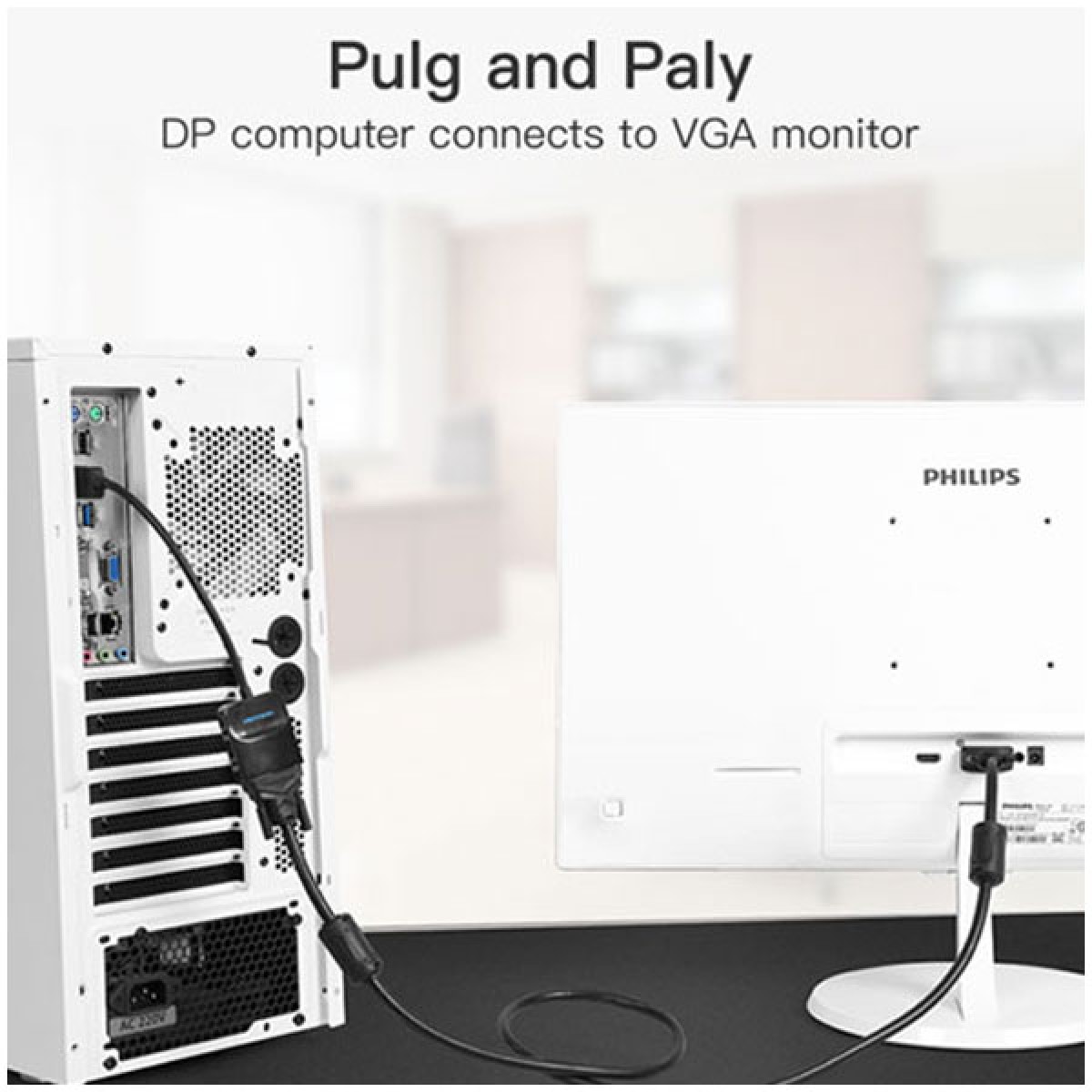 VENTION HBFBB DP to VGA Converter - 0.15M