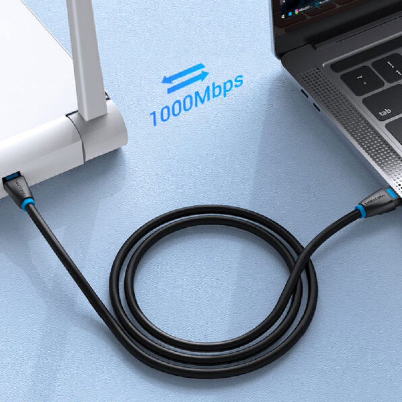 VENTION IBKBL Cat.6 UTP Patch Cable 10M Black