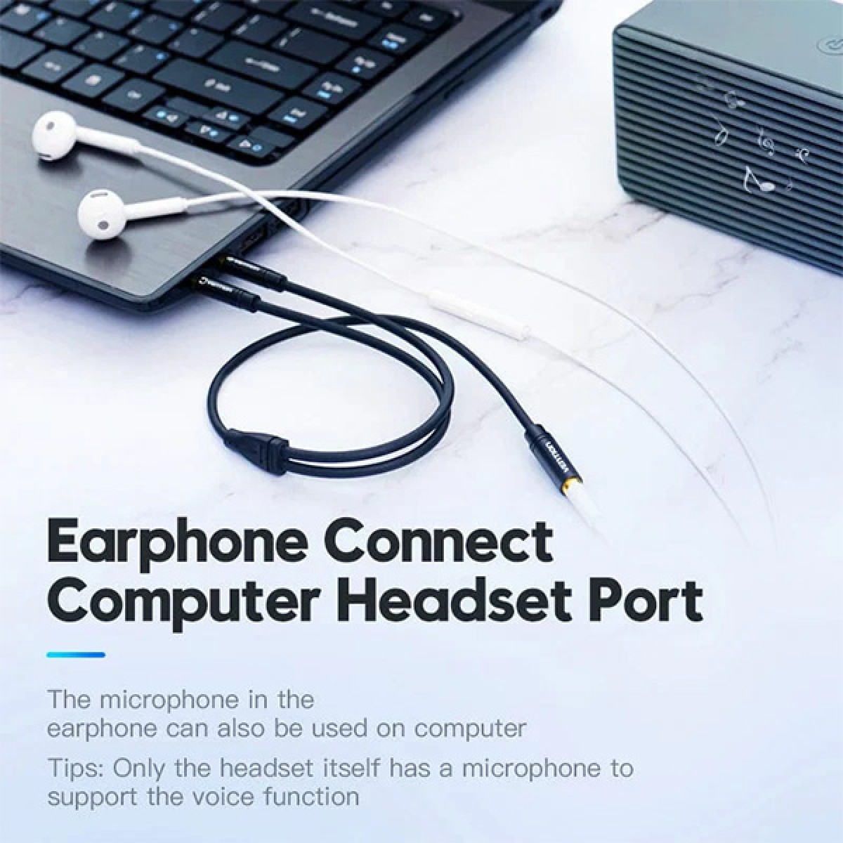 Vention BBTBY 2 in 1 3.5mm Audio Splitter Cable Price in BD