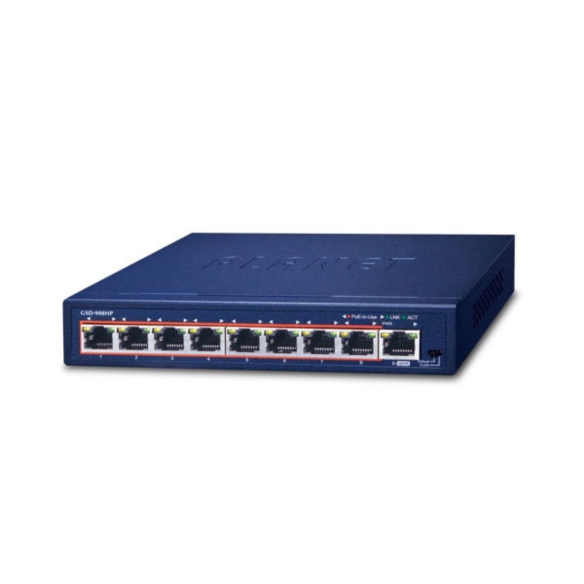 Planet GSD-908HP 8-Port Gigabit Desktop Switch price in BD