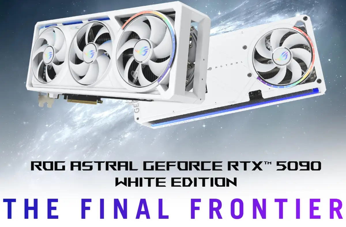 ASUS ROG Astral GeForce RTX 5090 32GB GDDR7 WHITE OC Edition Graphics ...