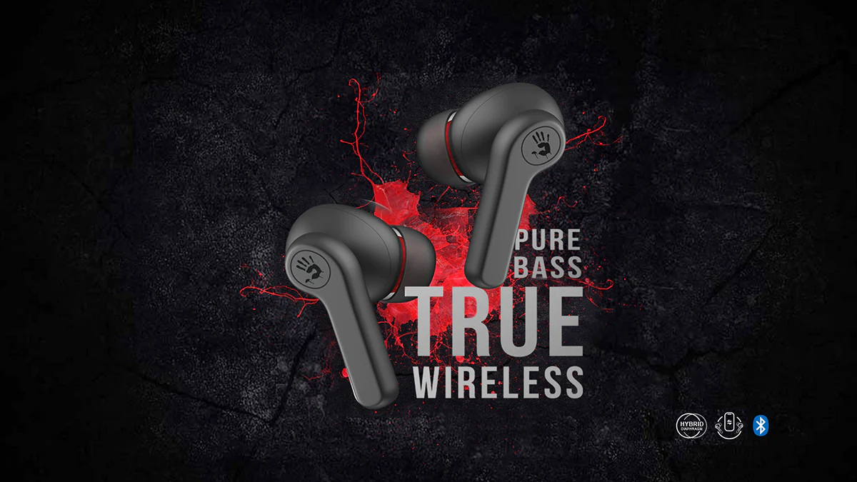 A4tech Bloody M30 Pure Bass True Wireless Earbuds - Black Price in BD