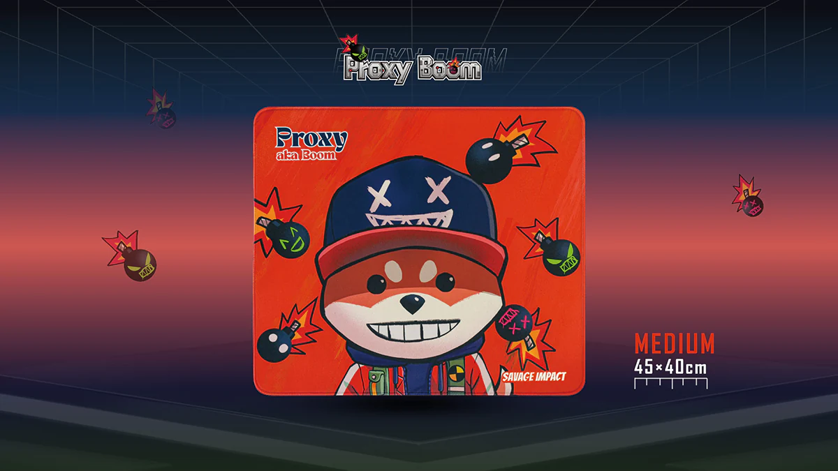 A4tech Bloody BP-45 Proxy Boom (Fire) X Savage Mouse Pad Price in BD