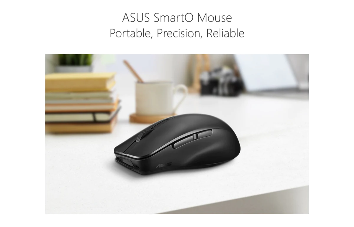 ASUS MD200 SmartO Wireless Mouse - Secret Black Price in BD