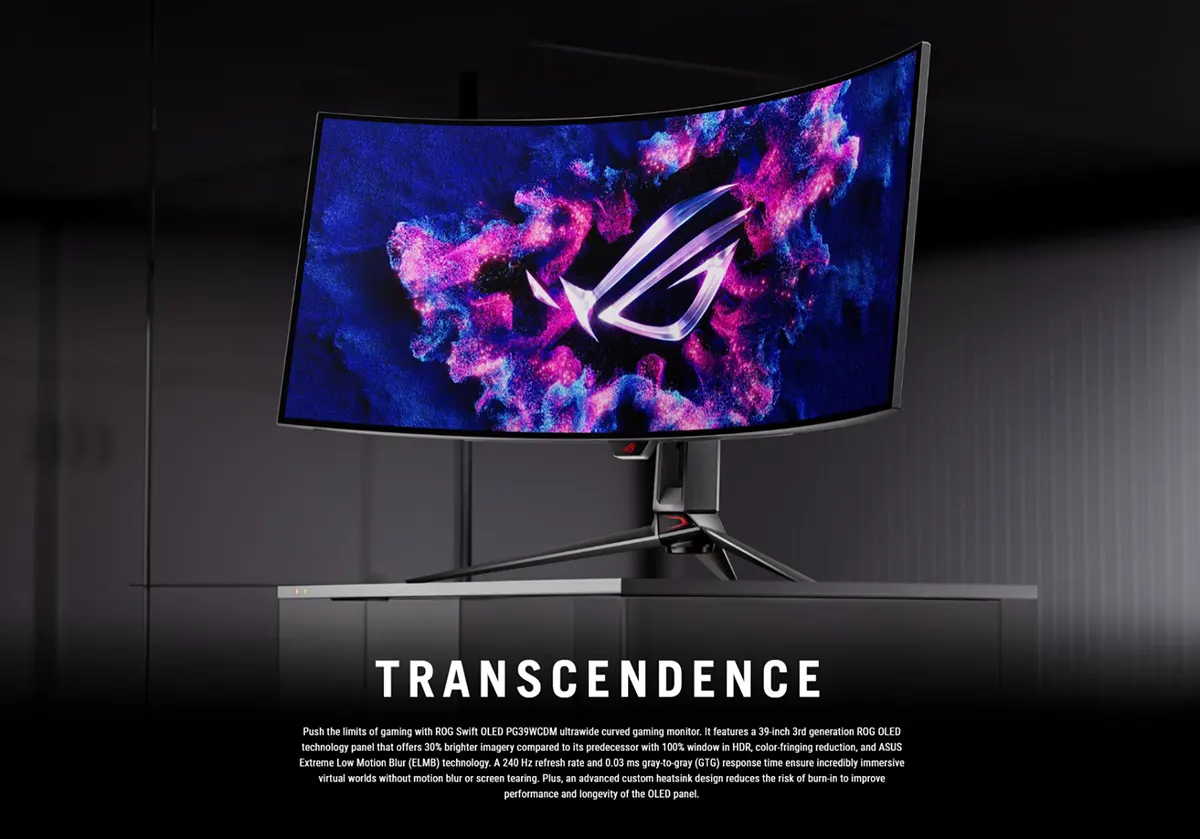 ASUS ROG Swift OLED PG39WCDM 39" Curved Gaming Monitor Price in BD