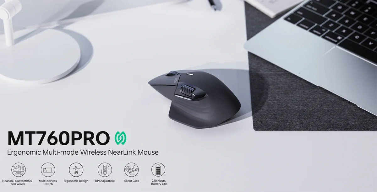 Rapoo MT760 PRO Multi-mode Wireless Mouse Price in BD