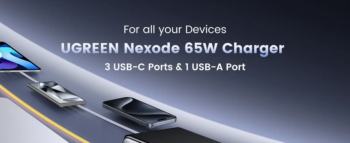 UGREEN X559 (35530) Nexode 65W 4-Port GaN Fast Charger - US Price in BD
